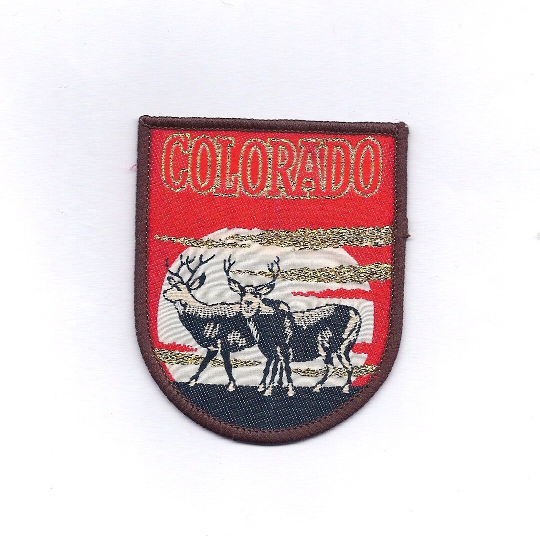 Vintage Colorado With Deer Patch - Etsy