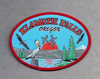 Vintage 1950's Style Klamath Falls OR Oregon Retro Travel Decal ...