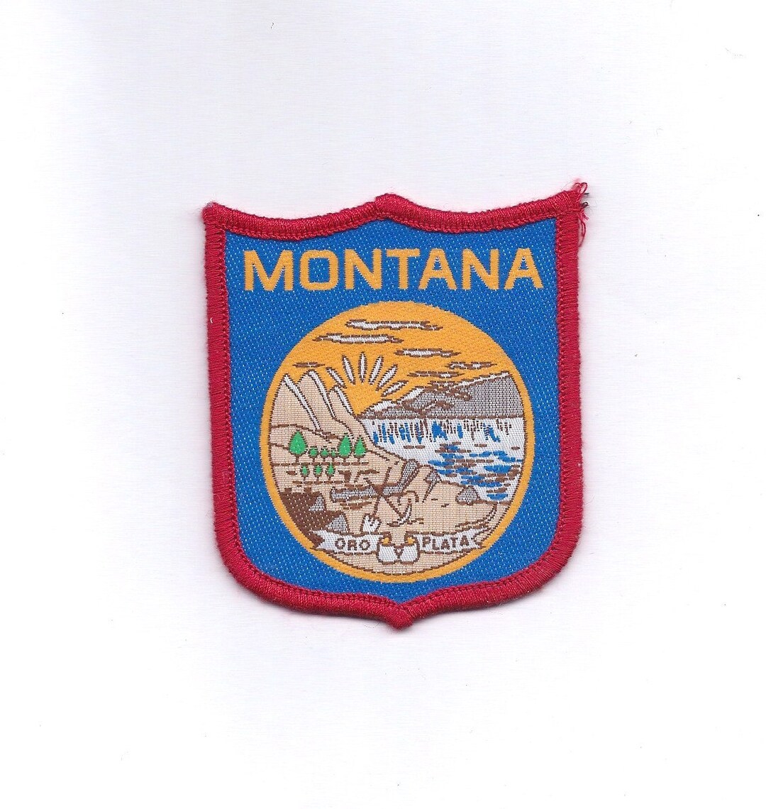 Vintage Montana State Flag/seal - Patch - Etsy