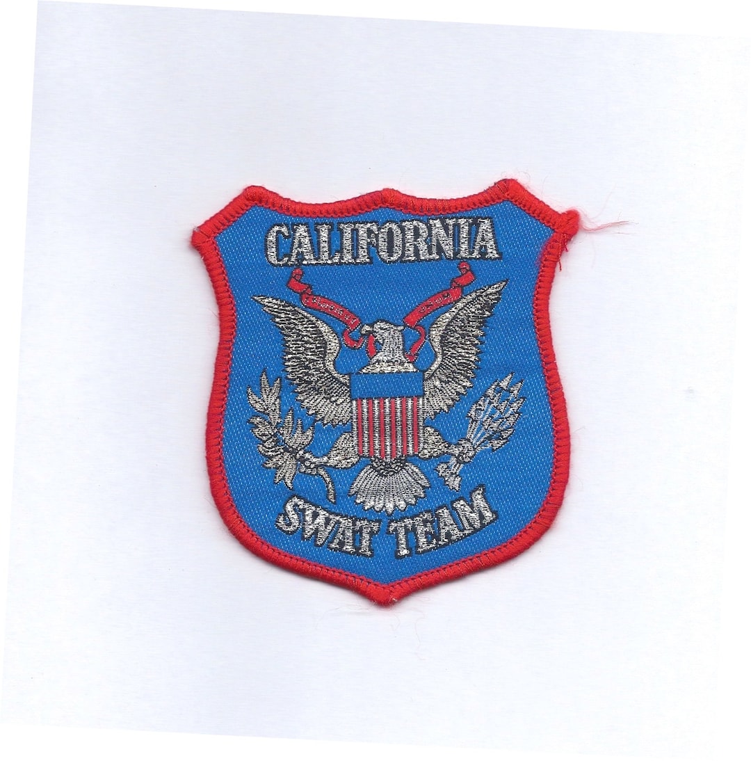 Vintage California Swat Team Patch - Etsy