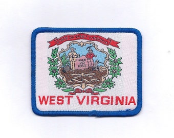 West Virginia Flag Patch - Etsy