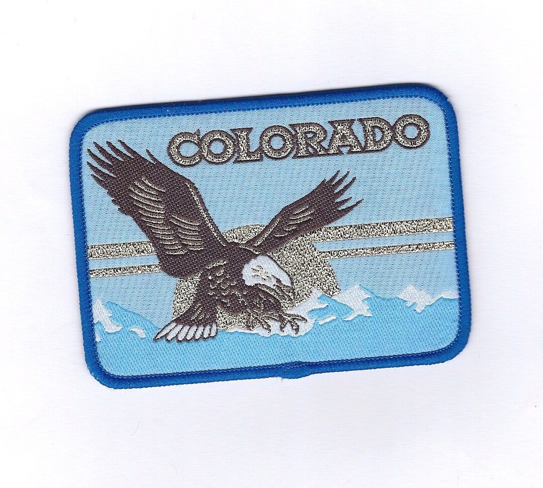 Vintage Colorado Bald Eagle Patch - Etsy