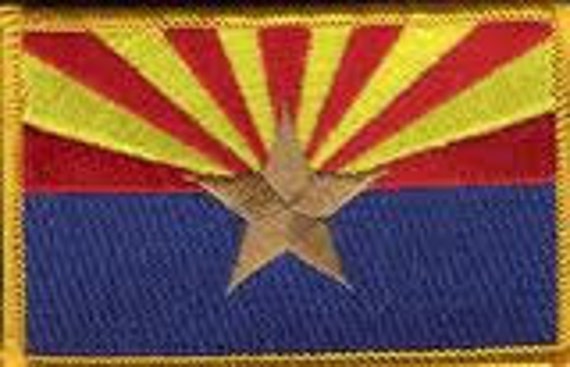 Vintage Arizona State Flag Patch - Etsy