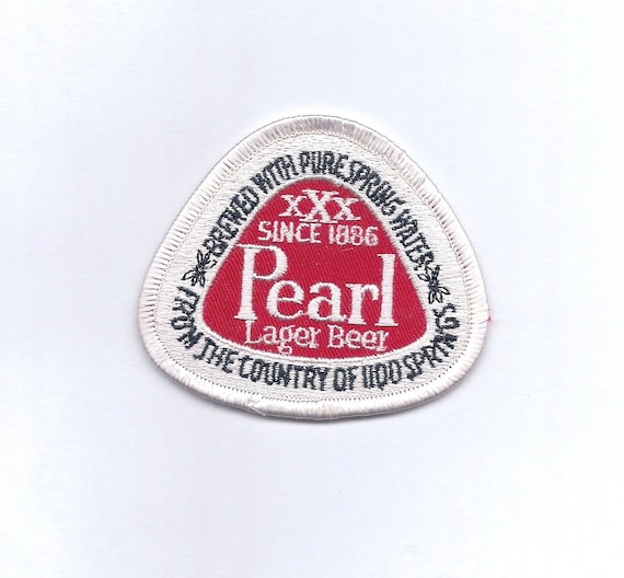 Vintage Pearl Lager Beer Patch | Etsy