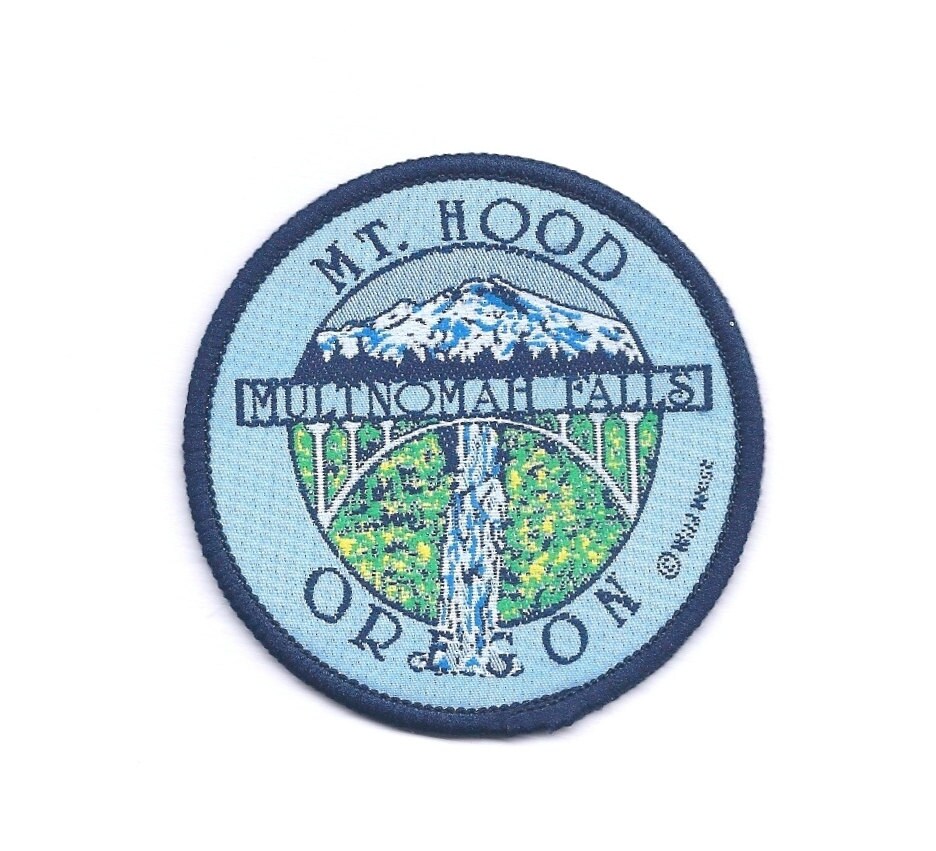 Vintage Mount Hood Multnomah Falls Oregon Patch - Etsy