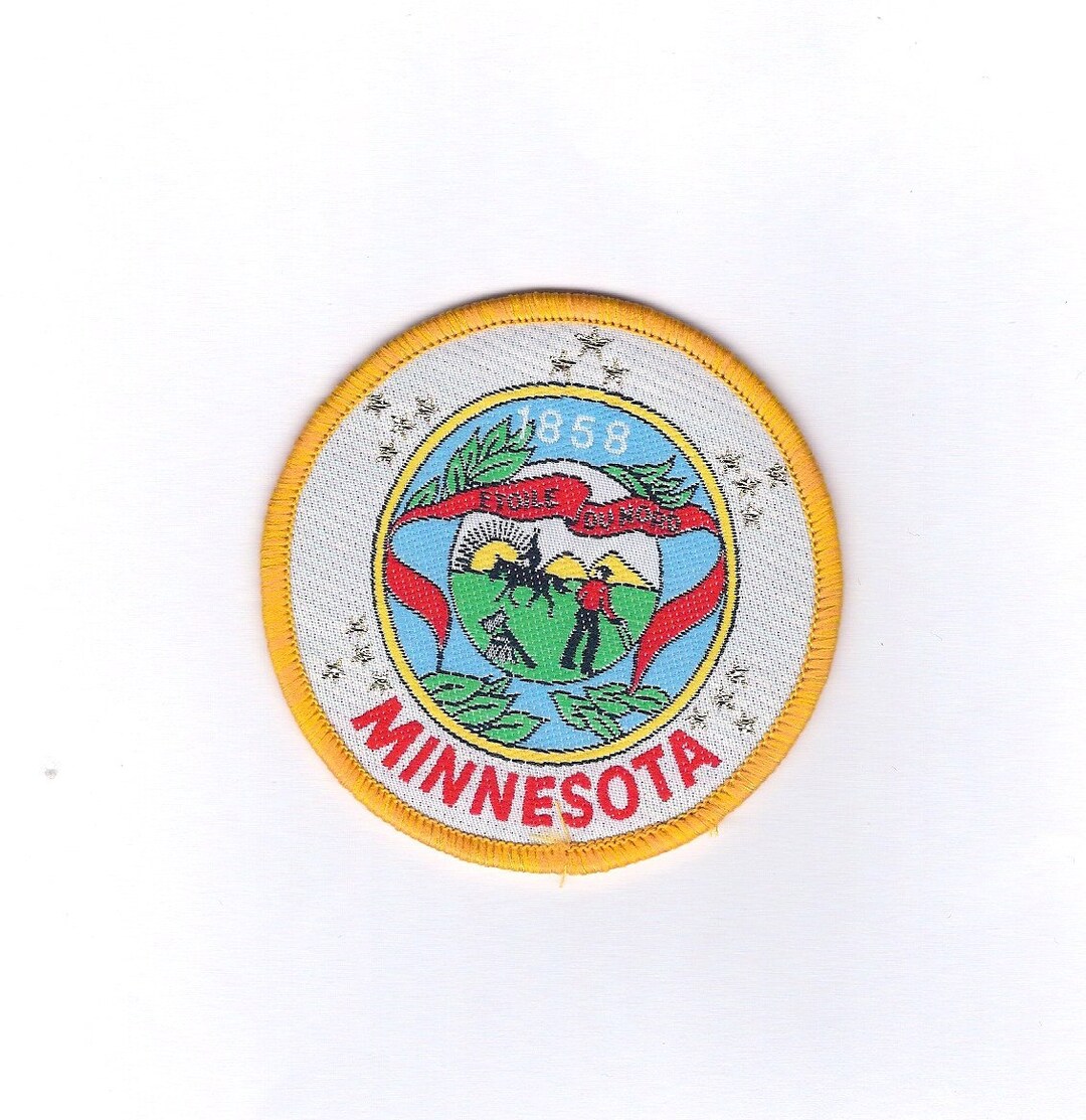 Vintage Minnesota State Flag/seal - Patch - Etsy