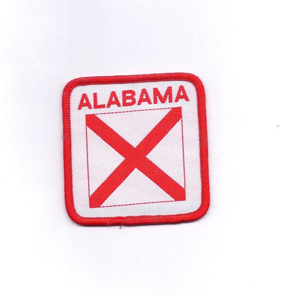 Vintage Alabama State Flag - Patch - Etsy