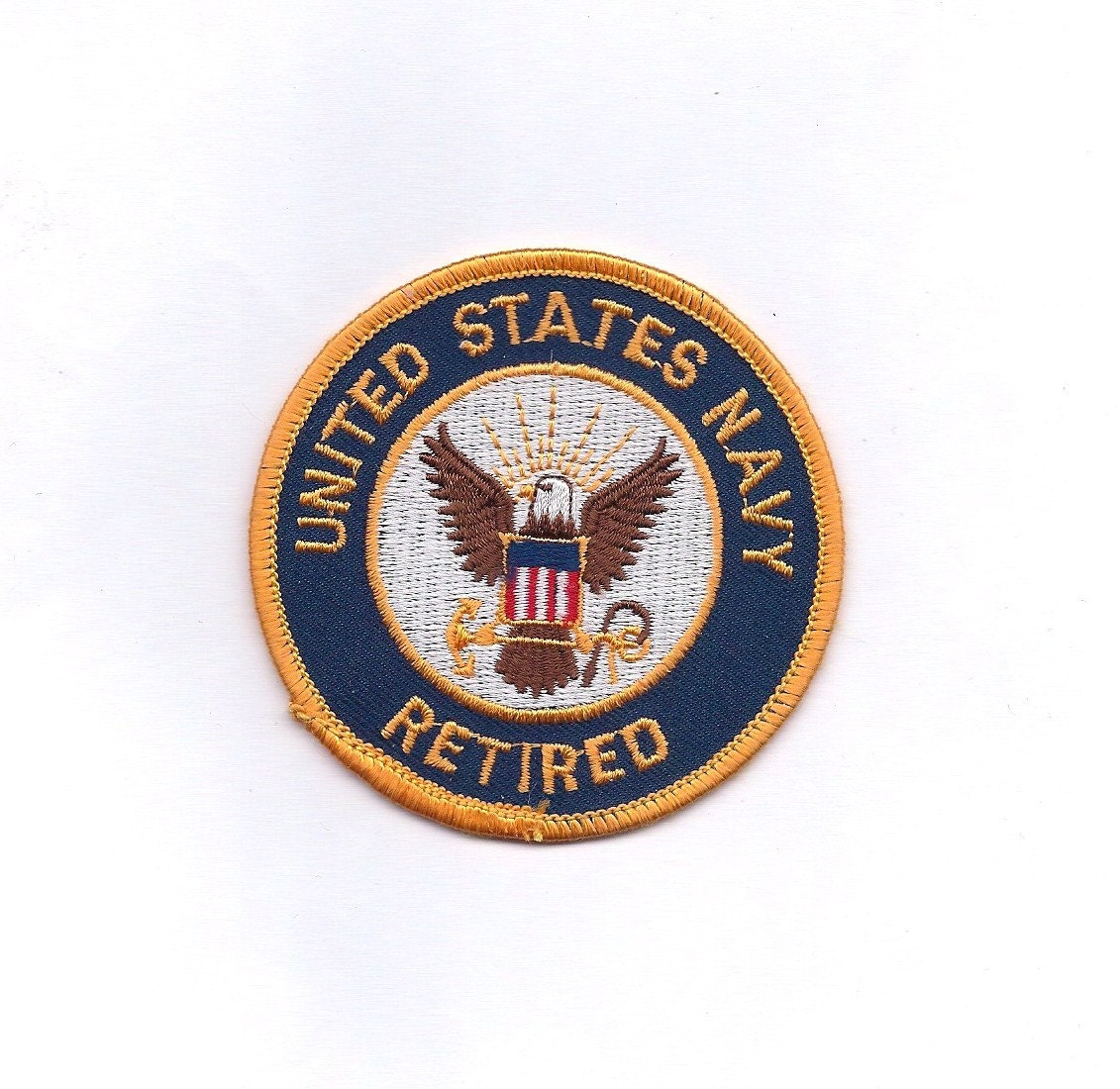 Vintage United States Navy Retired Patch - Etsy