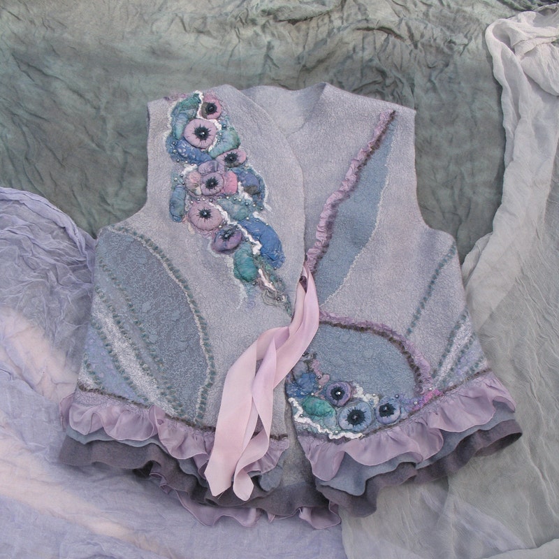 Felt Vest - Etsy