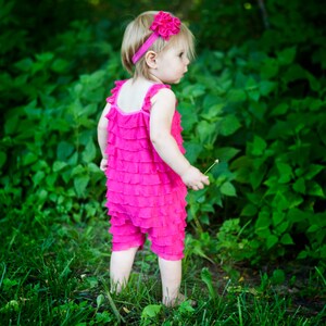 Maggie's Ruffle Knit Petti Romper Pattern and Tutorial Baby Girl Sewing Patterns Infant Dress ...