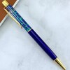 Personalized Epoxy Glitter Black Ink Pen: Refillable - Etsy