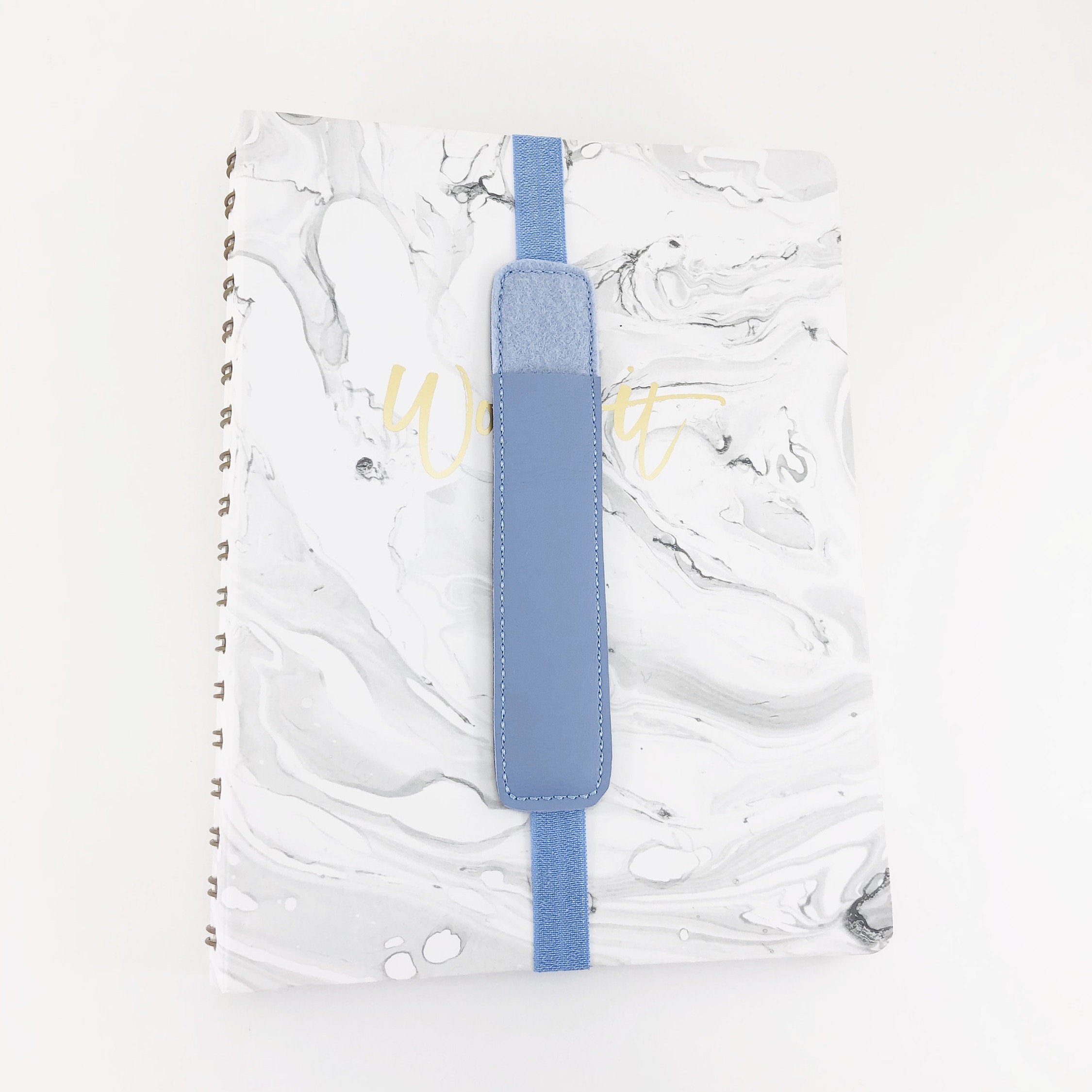 Cornflower Blue Planner Pen Holder Notebook Pen Holder Band - Etsy