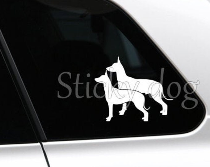 Xoloitzcuintle on Board Car Window Sticker Xolo Dog Sign Decal Mexican ...