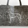 Podenco Ibicenco Wire Haired With Hare, Dog Silhouette Sticker ...