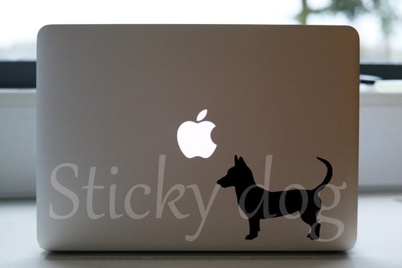 Podenco maneto silhouet honden sticker - Etsy Nederland