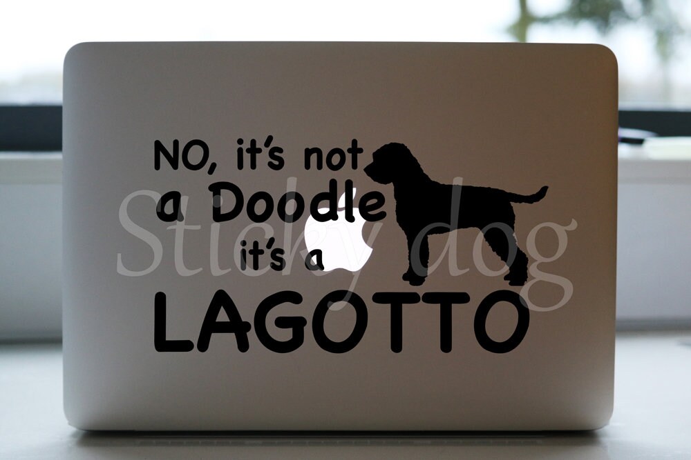 Lagotto Romagnolo Silhouette Dog Sticker - Etsy