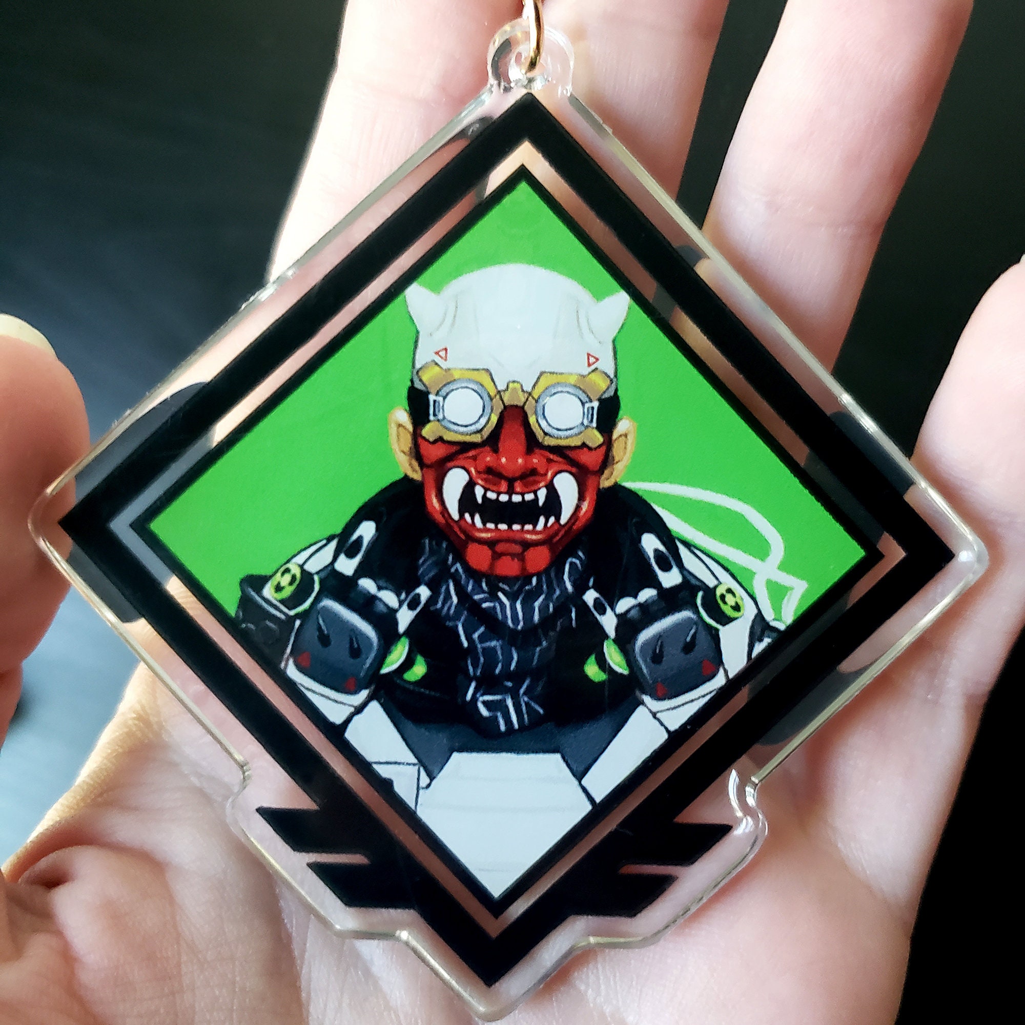 Octane Apex Legends Metallic Gold Acrylic Keychain - 2.5" Double-sided ...