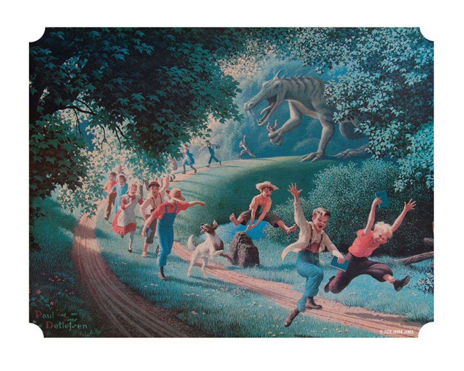 8 by 10 Print monster Eating Children - Etsy