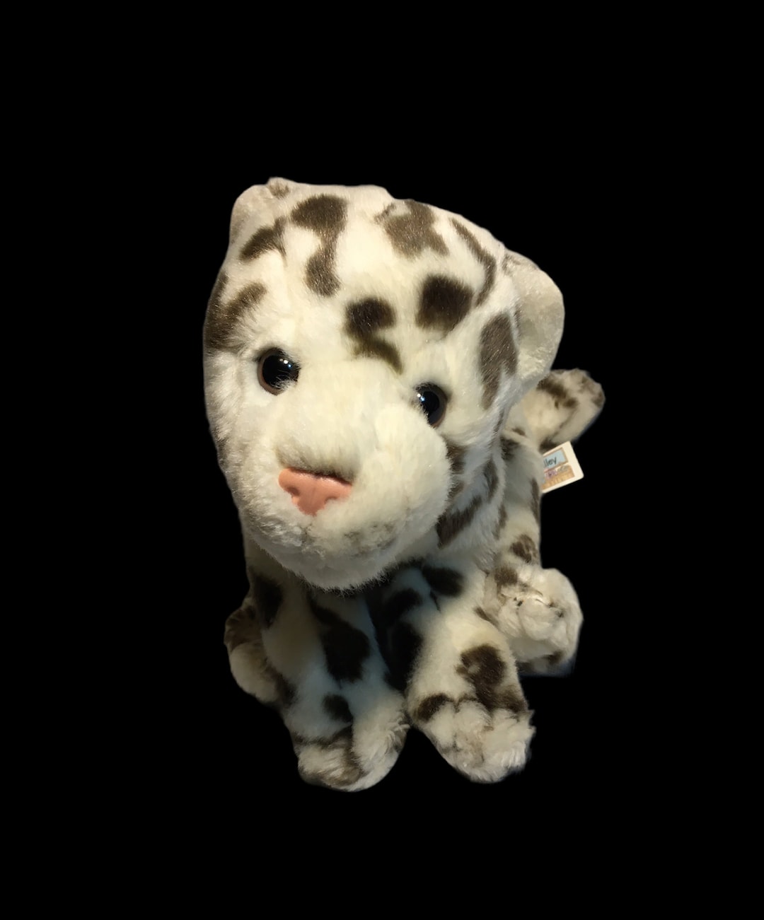 Vintage Leopard Baby Cub Snow Leopard Toys R Us Animal Alley Ivory ...