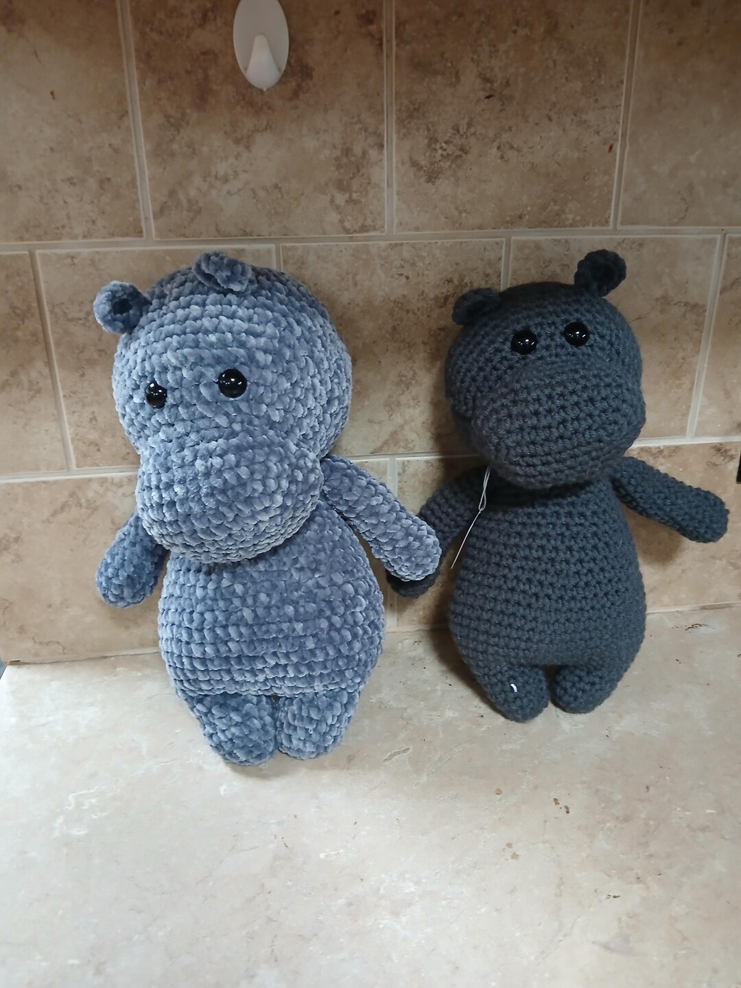 Amigurumi Hippo Handmade Stuffie - Etsy