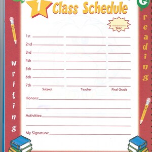School Day Memory Book. This is a Book for School Kids From Grades K ...