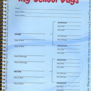 School Day Memory Book. This is a Book for School Kids From Grades K ...