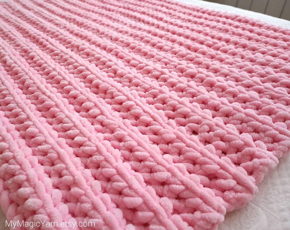 Easy Crochet Pattern Beginner Blanket Crochet Pattern | Etsy