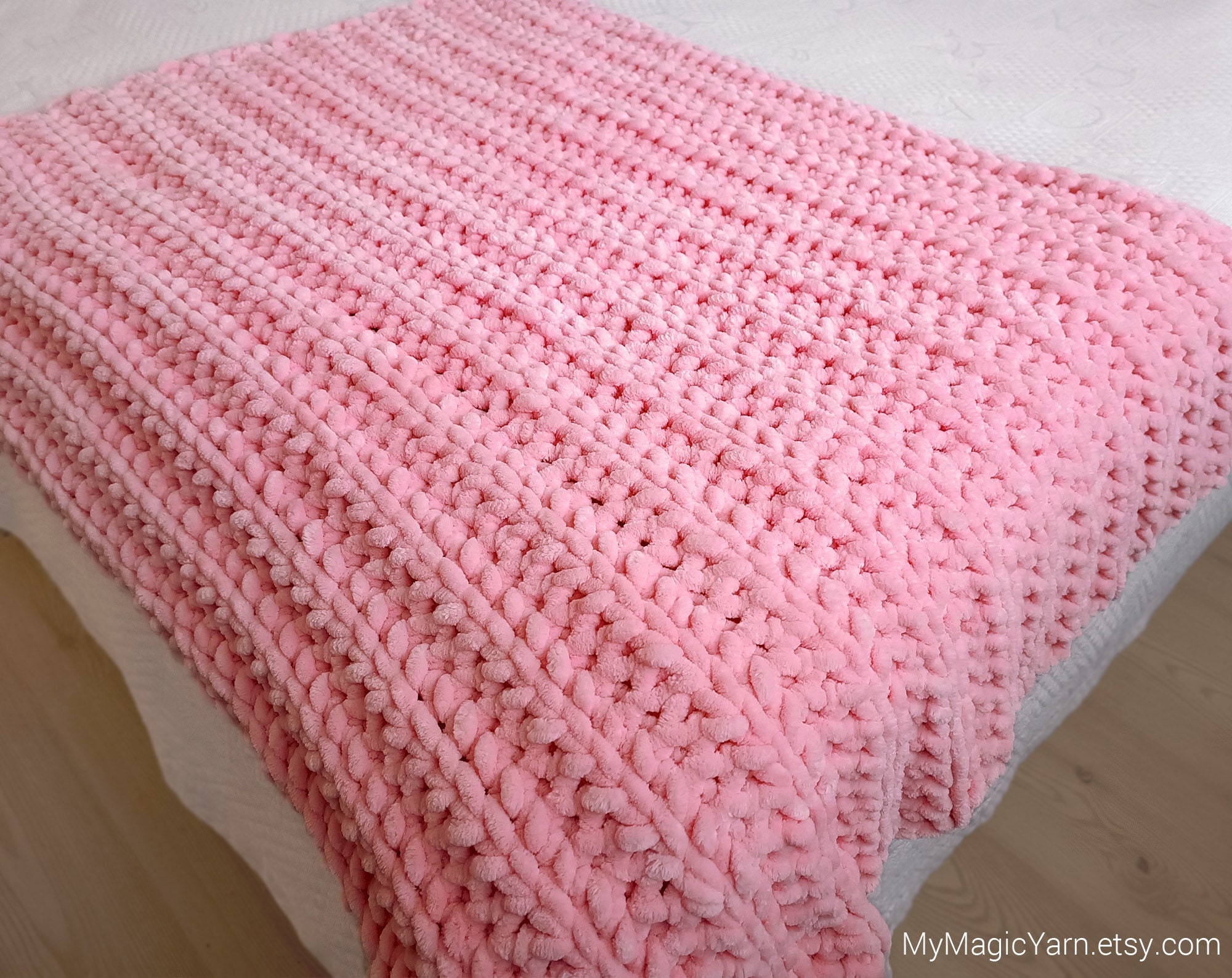 Easy Crochet Pattern Beginner Blanket Crochet Pattern | Etsy