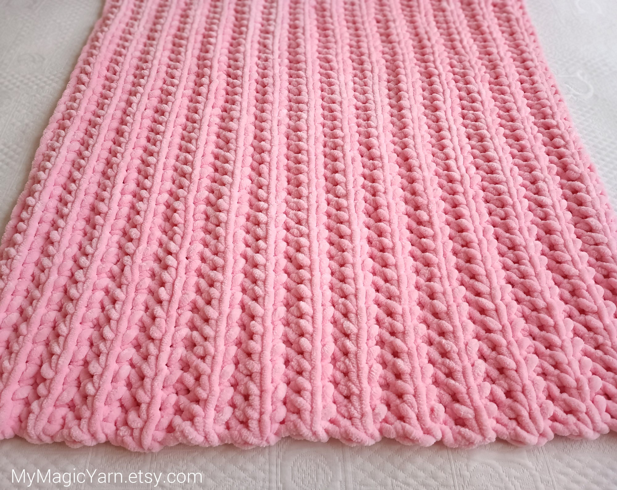 Easy Crochet Pattern Beginner Blanket Crochet Pattern | Etsy