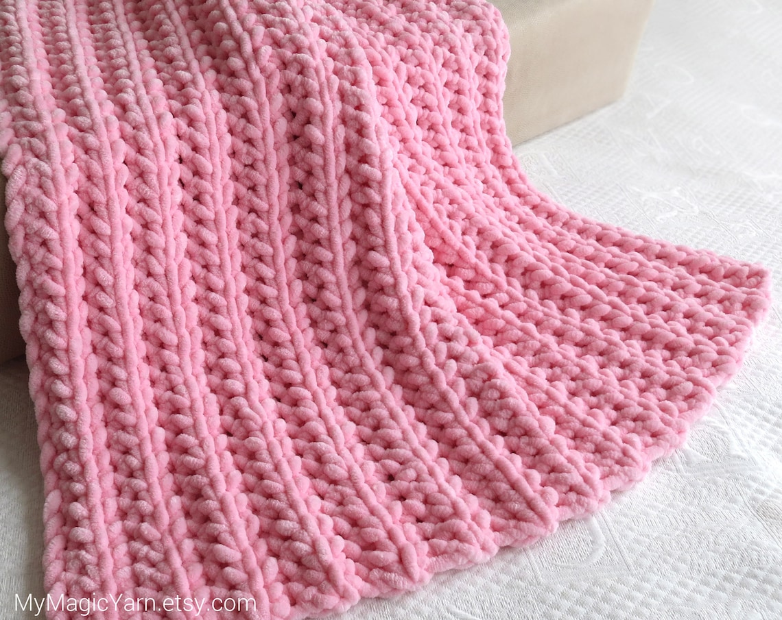 Easy Crochet Pattern Beginner Blanket Crochet Pattern | Etsy