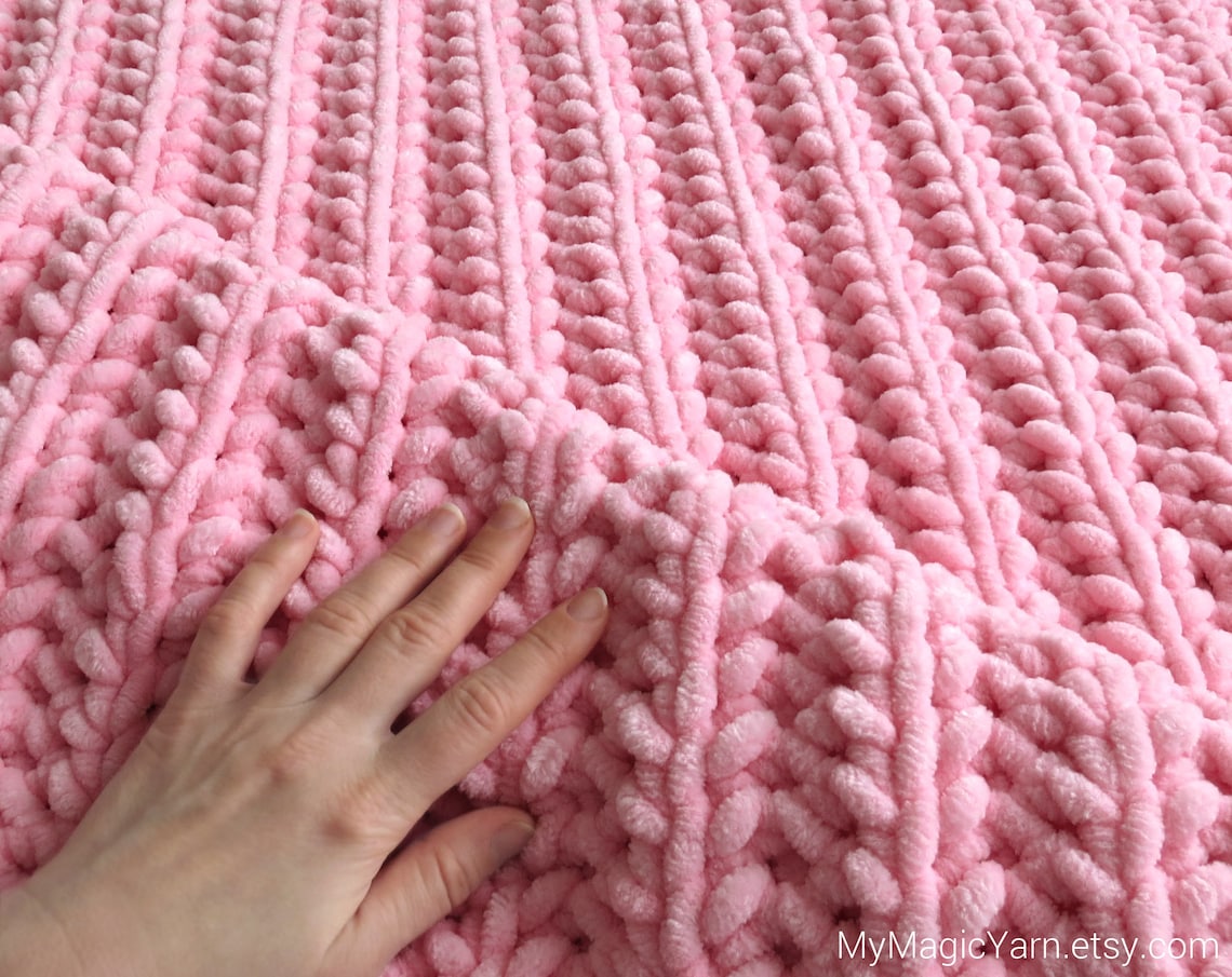 Easy Crochet Pattern Beginner Blanket Crochet Pattern | Etsy