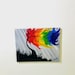 Rainbow Willow Tree | Original | Acrylic Painting| 12 X 16"| Tranquil ...