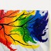 Rainbow Willow Tree | Original | Acrylic Painting| 12 X 16"| Tranquil ...