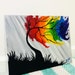 Rainbow Willow Tree | Original | Acrylic Painting| 12 X 16"| Tranquil ...