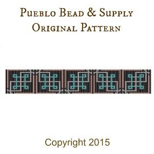 Celtic Tribe Seed Bead Pattern Loom Cuff Bracelet PDF File Beaded ...