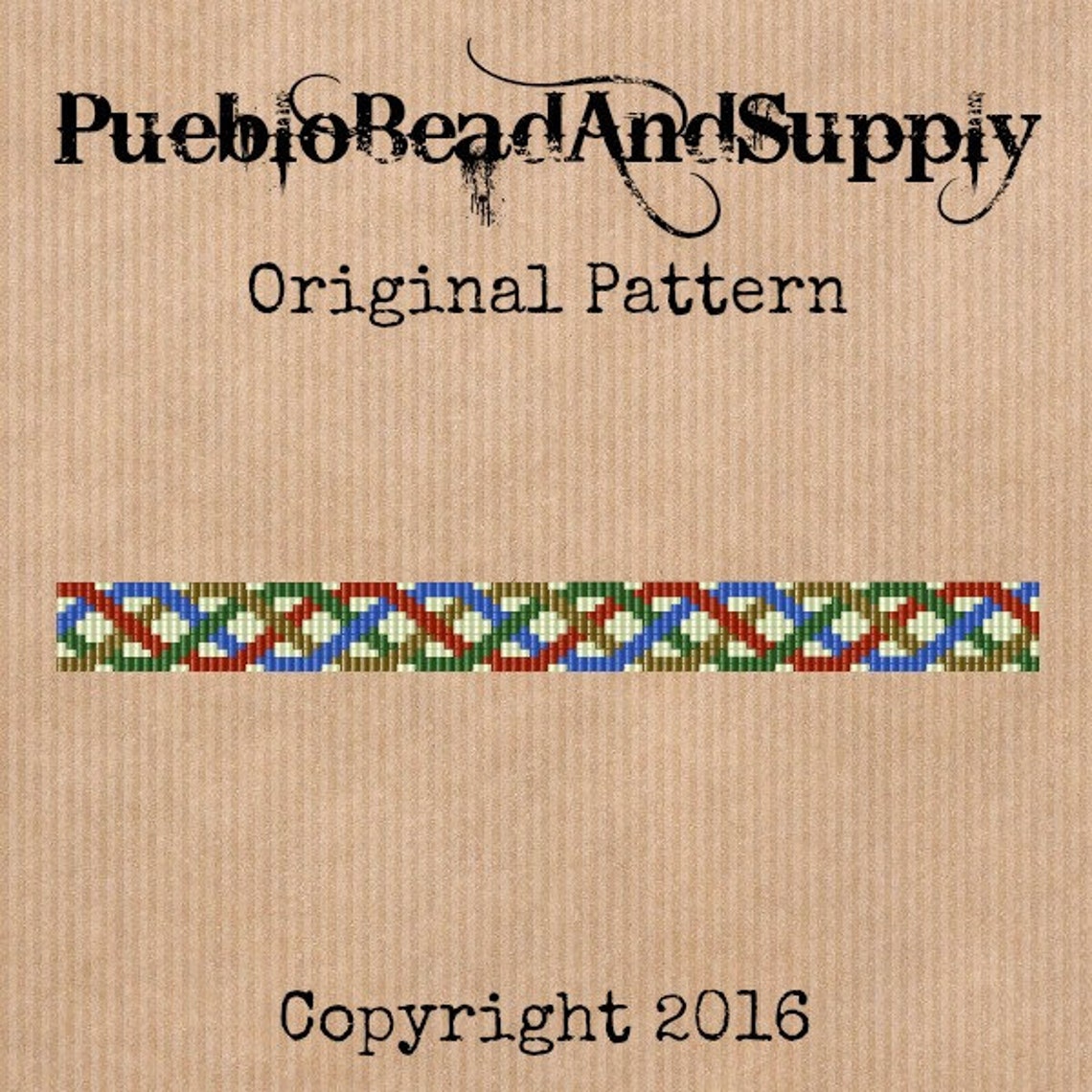 Celtic Knot Seed Bead Pattern Loom Cuff Bracelet PDF File - Etsy