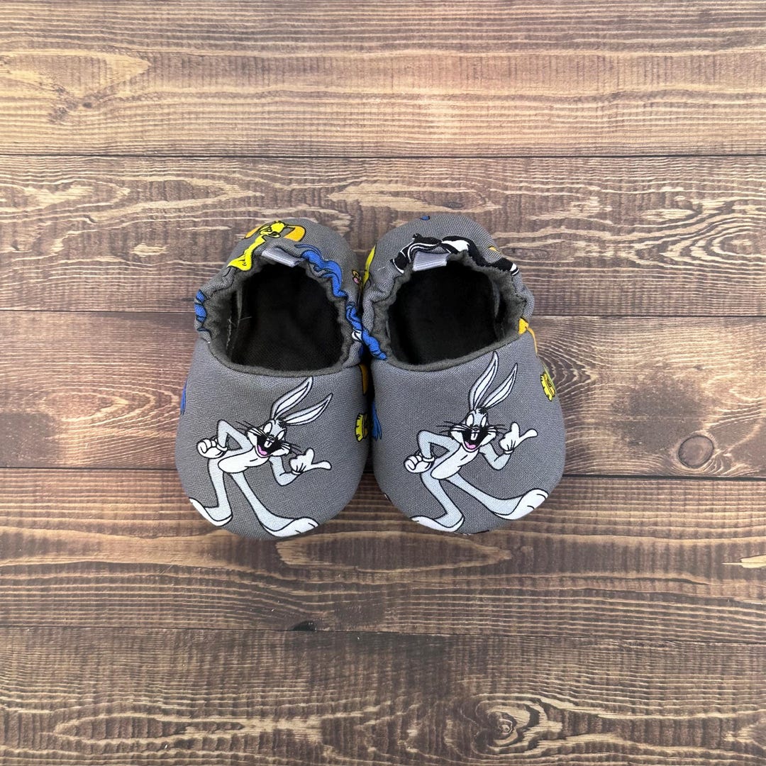 Bunny Baby Shoes, Cartoon Baby Booties, Newborn Moccasins, Gift for ...