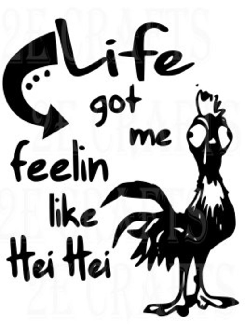 Life Feeling Like Hei Hei - Etsy