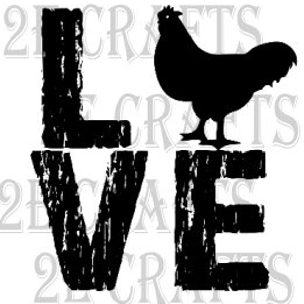 Chicken Love - Etsy