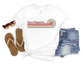 Court Reporter T-shirt Court Reporter Shirt Gift for Court - Etsy