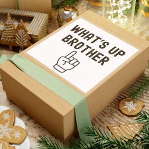 What's up Brother Sticker, Funny Sticker, What's up Brother Viral ...