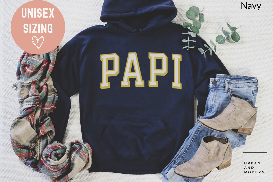 Papi Hoodie, Papi Gift, Papi Fathers Day, Papai Sweater, Papi ...