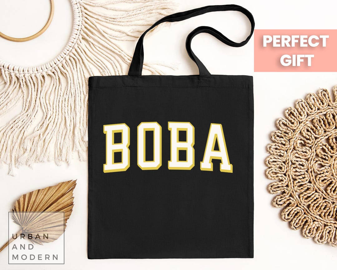 Boba Tote Bag, Boba Gift, Boba Lover, Boba Tea, Chinese Drink, Asian ...