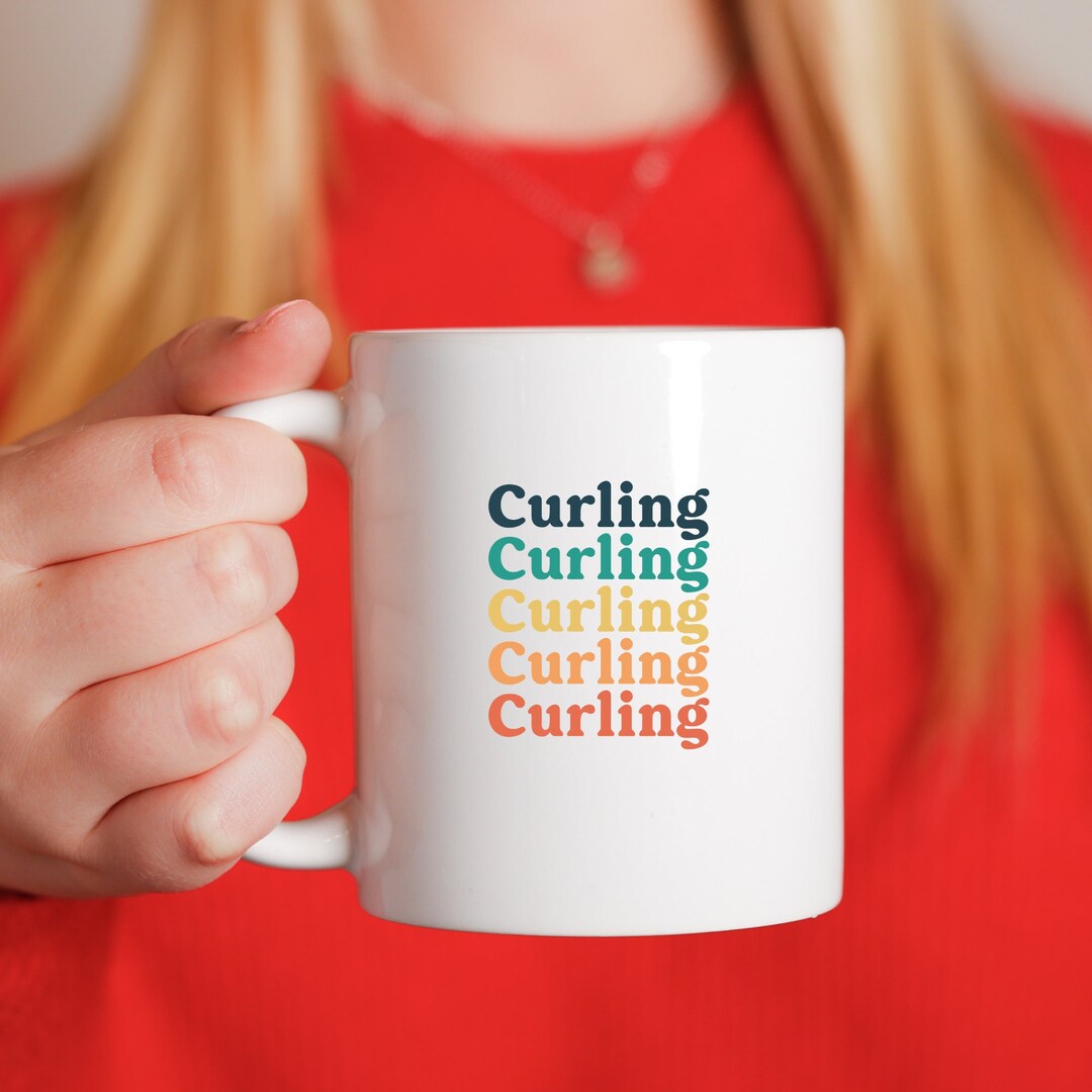 Curling Mug, Curling Gift, Curling Lover, Curling Team Gift, Curling ...
