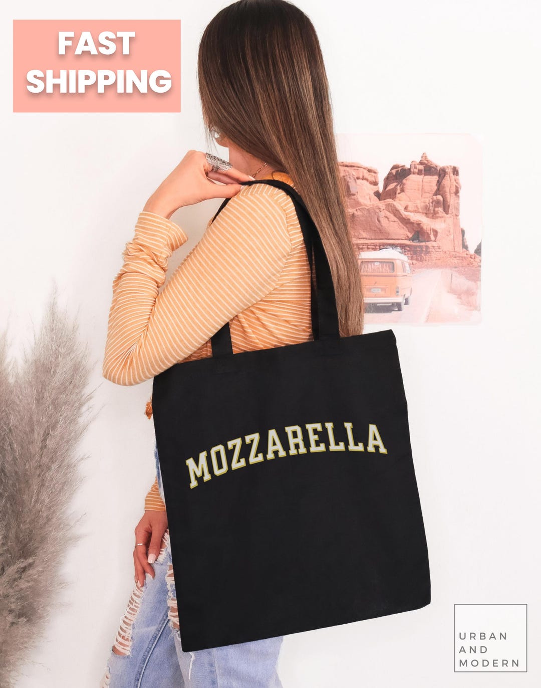 Mozzarella Tote Bag, Cheese Gift, Cheese Lover, Mozzarella Gift ...