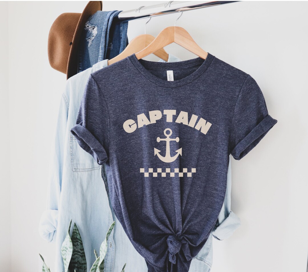 Captain Tshirt, Boat Captain Gift, Gift for Captain, Captain Dad Gift ...