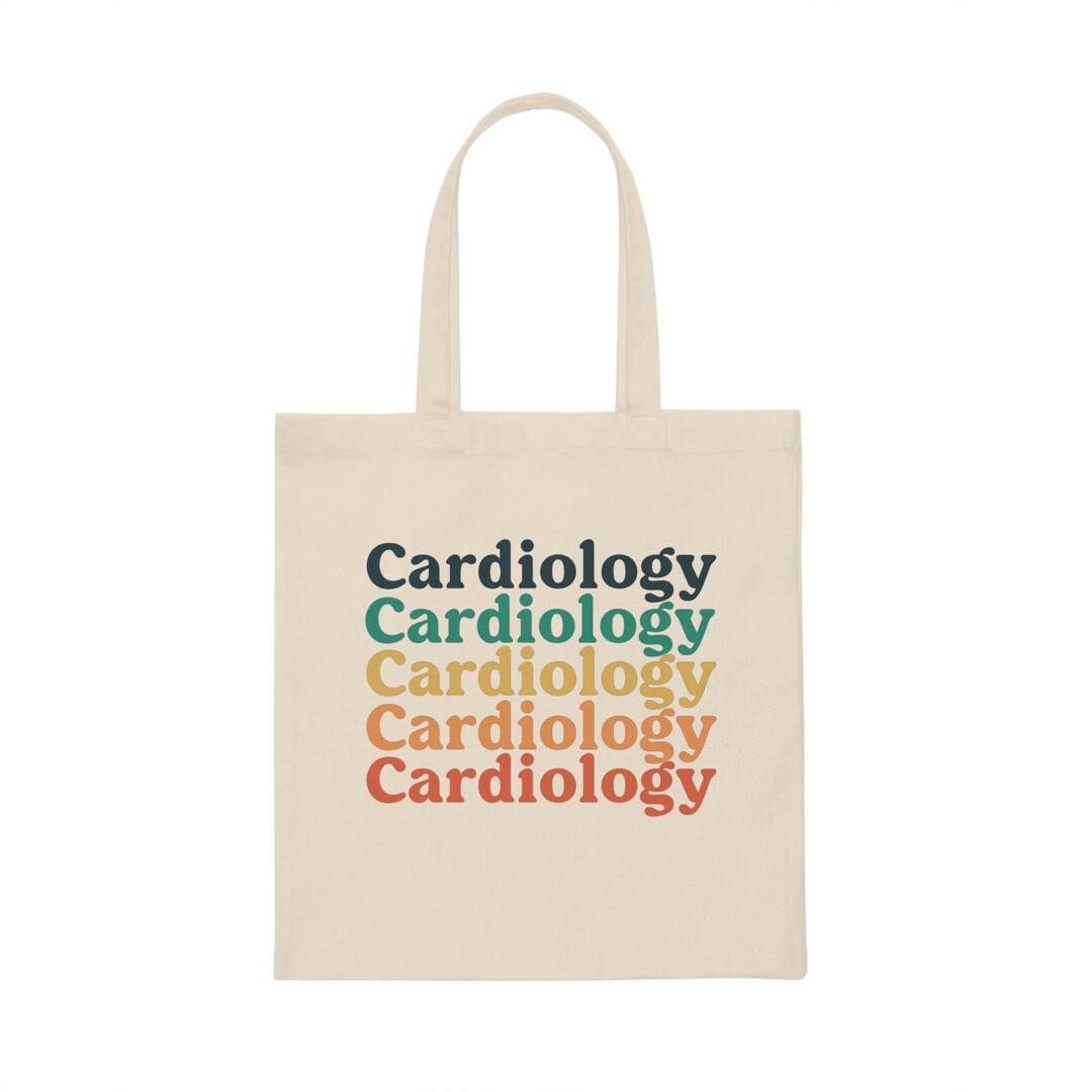 Cardiology Gift, Graduation Gift, Canvas Tote Bag, Resident Doctor ...