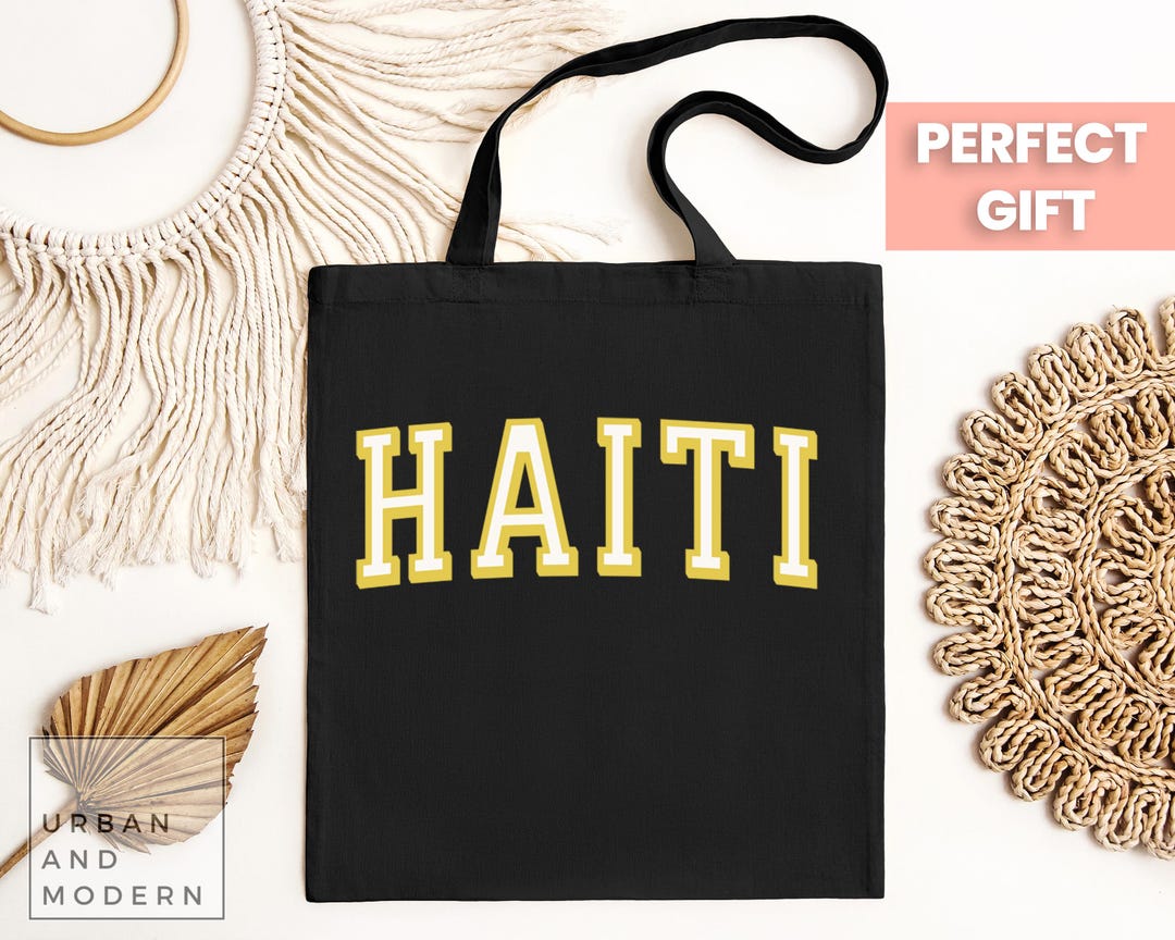 Haiti Tote Bag, Haitian Gifts, Haitian Travel, Haitian Pride, Haiti ...