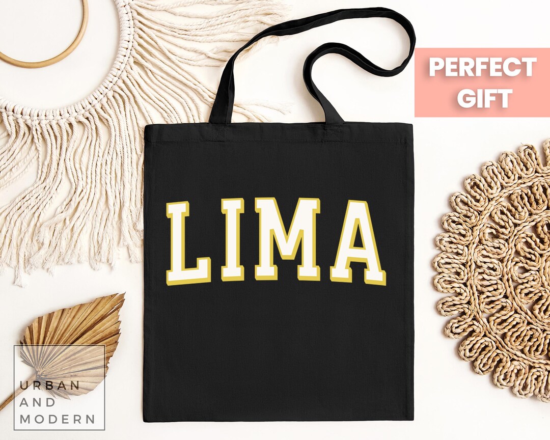 Lima Tote Bag, Lima Gift, Lima Peru, Peru Gift, Peru Tote, Peru Bag ...