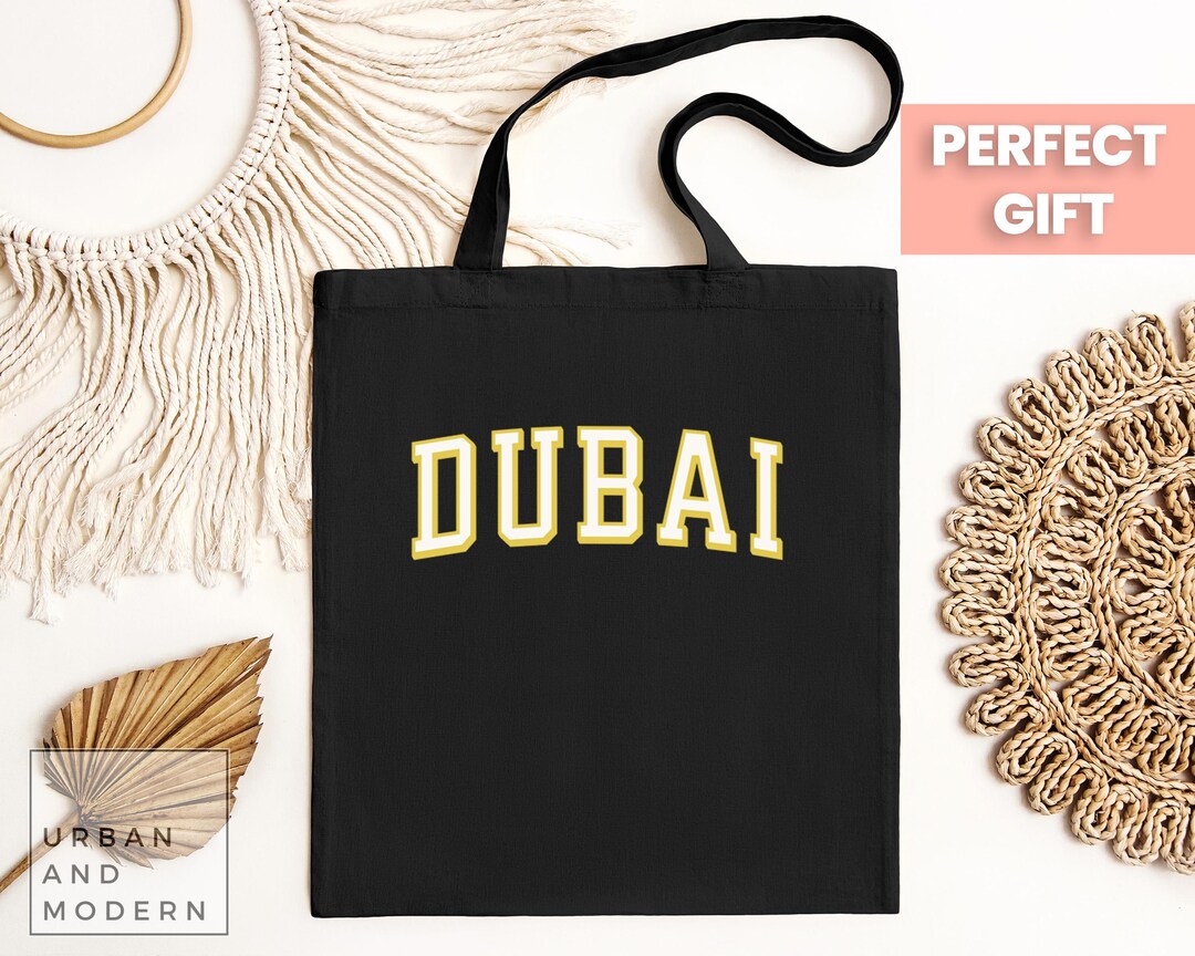 Dubai Tote Bag, Dubai Bag, Dubai Gift, Dubai Vacation, UAE Gift, - Etsy